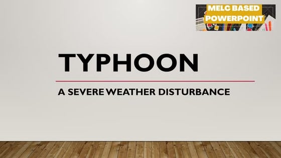 Typhoons - Grade 8 | PPTX