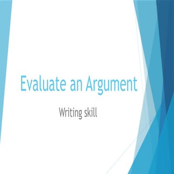 G8 Evaluate an Argument writing for grade 9.pptx