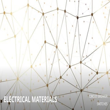 G8 Electrical Materials (Switches, Circuit Breakers, Wires and Outlets ...