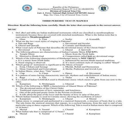 GRADE8 MAPEH QUARTER 3 PeriodicTest.docx