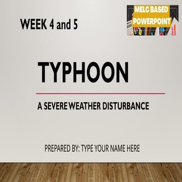 What is Typhoon? How Typhoon develop? How to track typhoon. | PPT