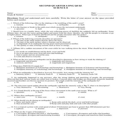 Grade 8 Science Second Quarter Sample Long Quiz.docx