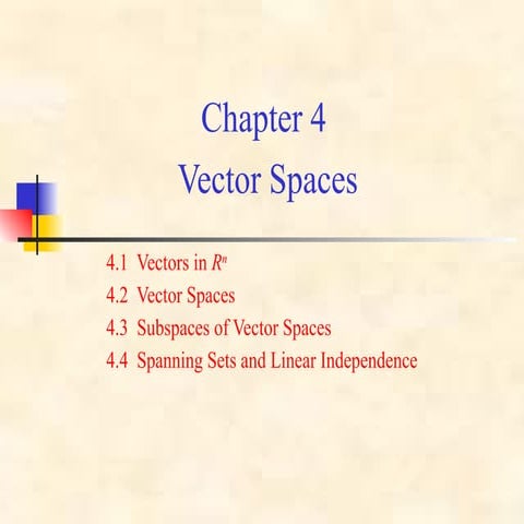 Unit 4 Introduction to Vector spaces.pptx