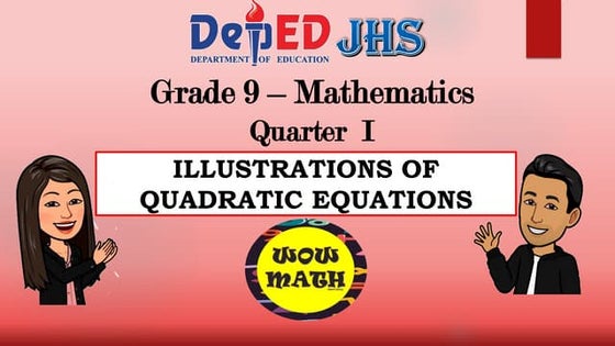 Illustrates quadratic equation | PDF