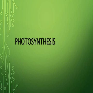 grade 9 -Photosynthesis Power point Presentation | PPTX