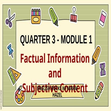 Activity - faulty logic, unsupported fact, or emotional appeal. | PPTX