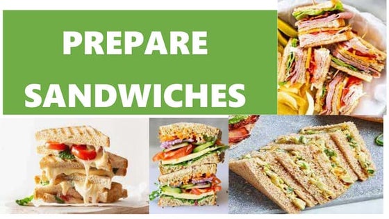 Proper storage of sandwiches | PPT