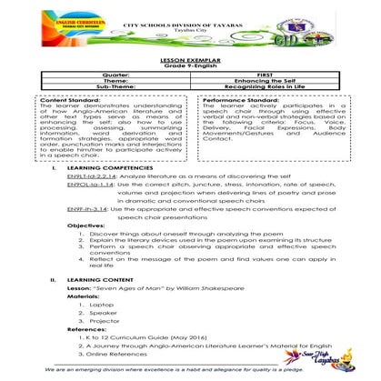 LITERATURE (GRADE 9) | PPTX