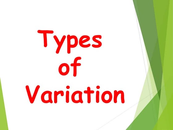 Direct and inverse variation | PPT | Physics | Science