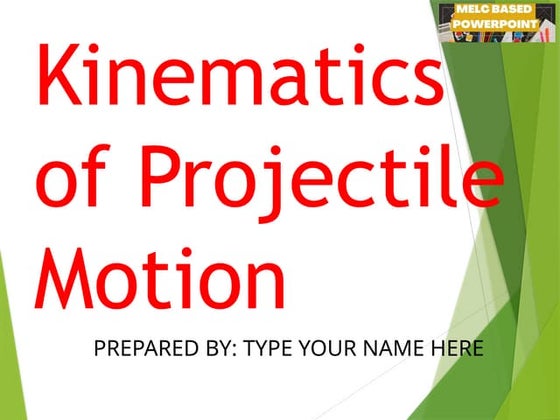Projectile Motion || Grade 9 Physics || K to 12 Science | PPT