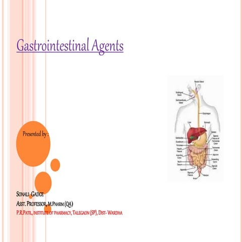 Gastrointestinal Agents | PPTX