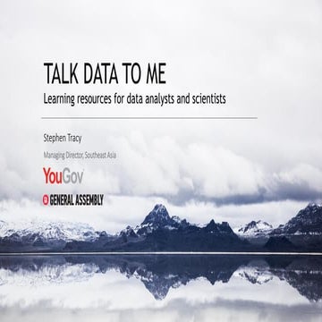 My Career in Data Analytics + Learning Resources for Data Scientists ...