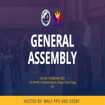 Genera; Assembly_10 February 2025_ presentation | PPTX