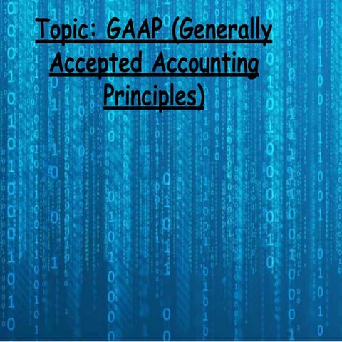 Gaap | PPTX