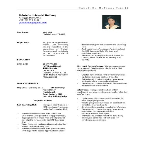 Gab resume | DOC