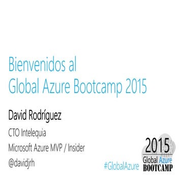 Global Azure Bootcamp - Madrid Keynote | PPT
