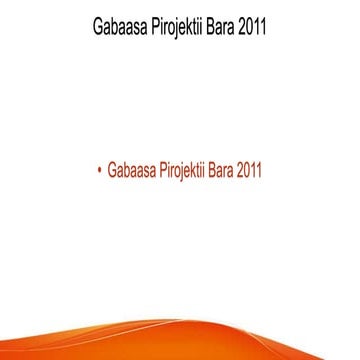 Gabaasa_WBMag.Eegoo.pptx karoraa magaalaa eegoo kan hammaate | PPTX