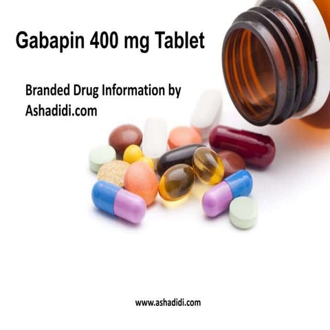 Gabapin 400 mg tablet | PPTX
