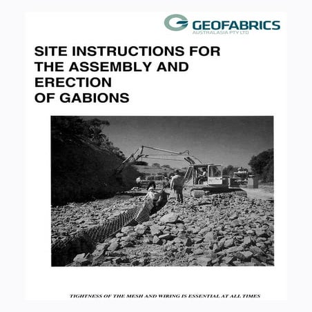 Gabions installation guideline | PDF