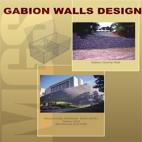 Gabion walls design guide | PDF