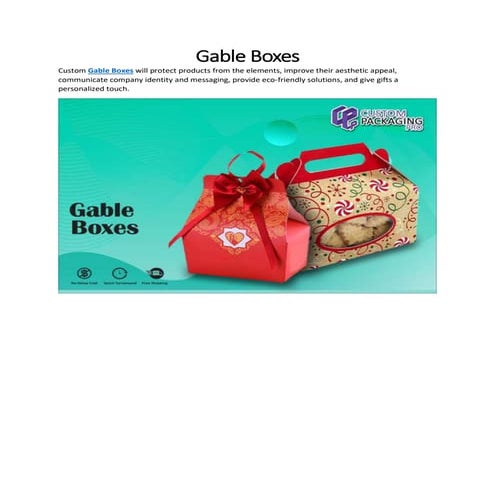 Gable Boxes | PDF