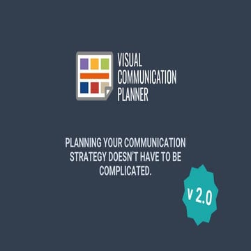 Visual Communication Planner | PPTX