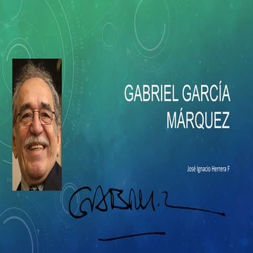 Biografía Gabriel Garcia Marquez | PDF