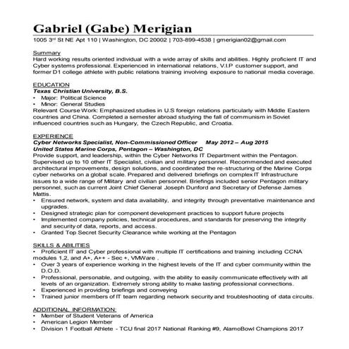 Gabriel merigian 2018 | DOCX