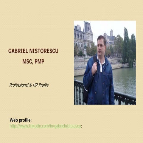 Gabriel Nistorescu, PMP [4] | PDF
