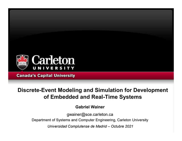 Discrete Event Modeling And Simulation For Development Of Embedded And 8859