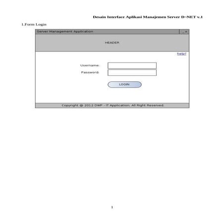 Desain User Interface | DOC