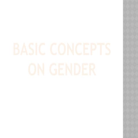Basic Concept of Gender and Development.pptx