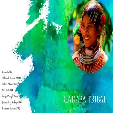 Gadaba tribe | PPTX