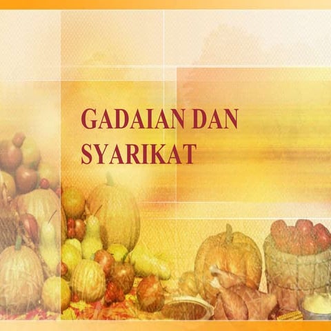 Gadaian dan syarikat | PPTX