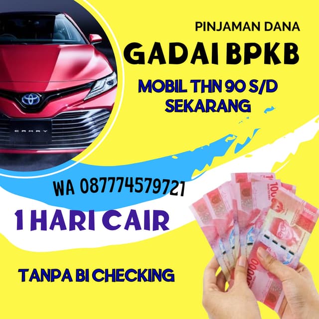 Gadai Bpkb Mobil Jakarta Barat 087774579721 | PDF