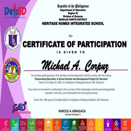Gender And Development CERTIFICATE..pptx