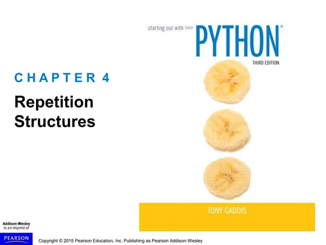 Gaddis Python 3e Chapter 04 PPT.ppt Gaddis Python 3e Chapter 04 PPT.ppt