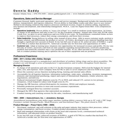 Gaddy Dennis resume | DOC