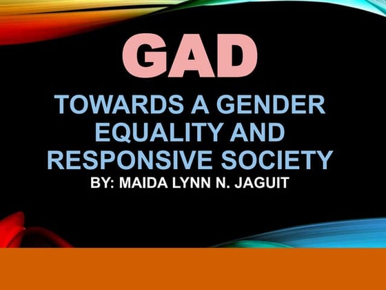 Gender and development | PPT