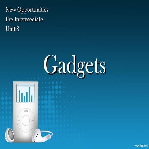 Gadgets & machines | PPT
