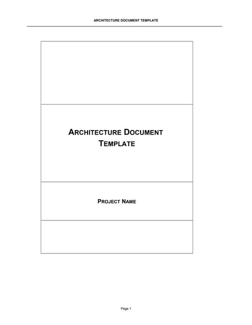 High level design document template | DOCX