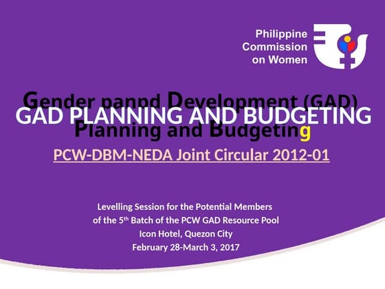 Deped Guidelines on the Preparation of GAD plans | PPTX | Business ...