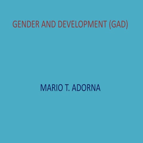 Gad report | PPTX