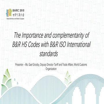 Gael Grooby_The Importance and complementarity of B&R HS Codes with B&R ...