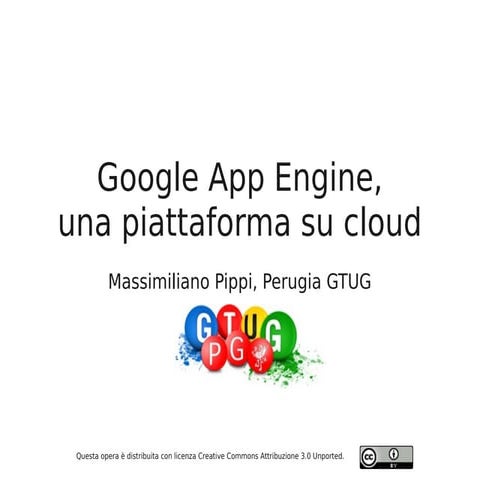 Gae piattaforma su cloud | PDF