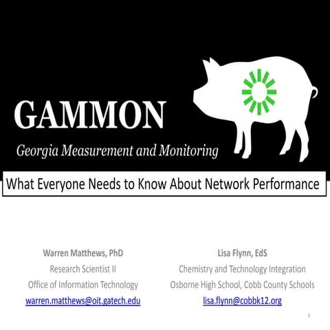 GAMMON at GAETC | PPT