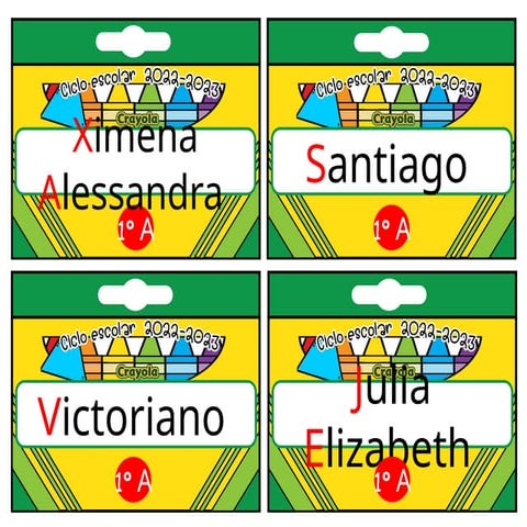 Gafet crayola editable con nombres por grados.pptx