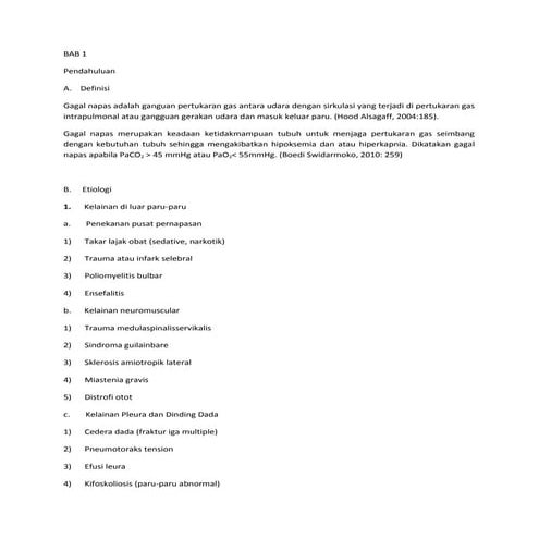 Gagal nafas | DOC