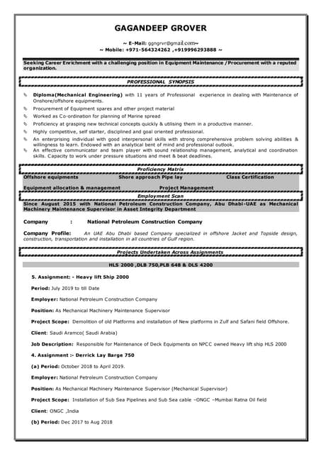 Samih.CV docx | DOCX | Construction Industry | Industries