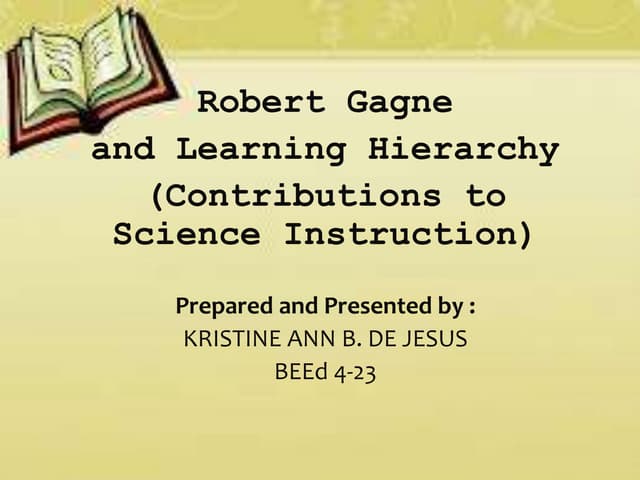 Robert Gagne - 9 Events of Instruction Explained | PPTX